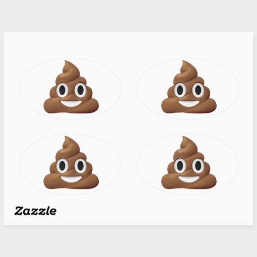 Poop emoji Sticker | Zazzle