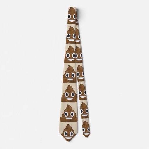 Poop Emoji Tie | Zazzle