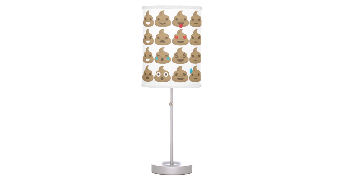 poop emojis lamp | Zazzle