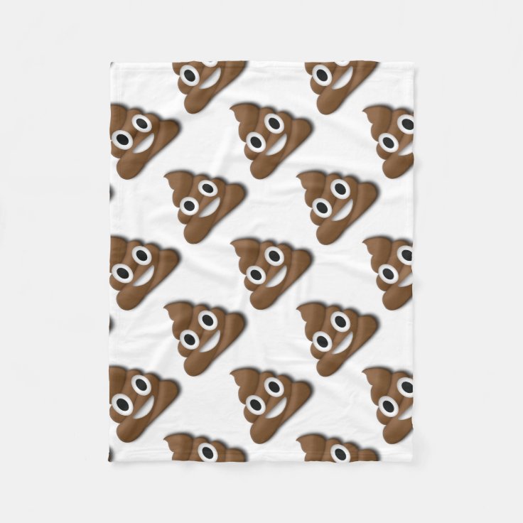 Poop ! fleece blanket | Zazzle