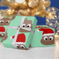 POOP FUNNY CHRISTMAS Wrapping Paper | Zazzle