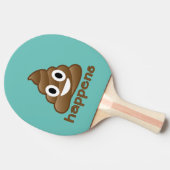 Poop Happens Emoji Ping-Pong Paddle | Zazzle