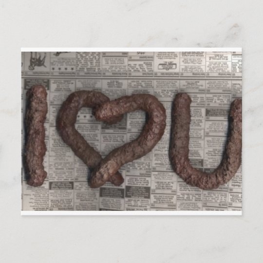 Poop Love Postcard | Zazzle.com