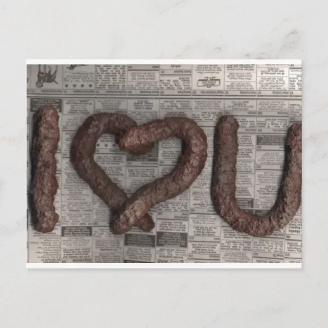 Poop Love Postcard | Zazzle