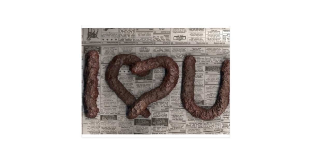 Poop Love Postcard | Zazzle.com