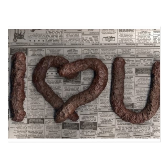 Poop Love Postcard | Zazzle.com