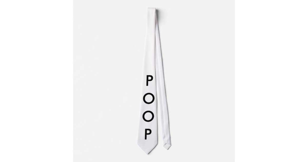 Poop Tie | Zazzle