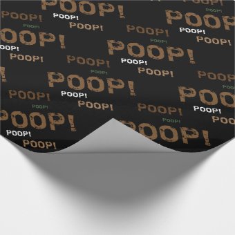 POOP! Wrapping Paper | Zazzle