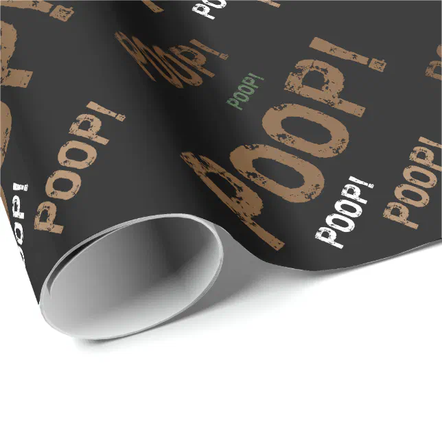 POOP! Wrapping Paper | Zazzle