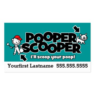 Pooper Scooper business tear sheet flyer | Zazzle