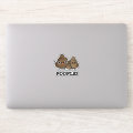 Poople Funny Poop People Pun Sticker | Zazzle