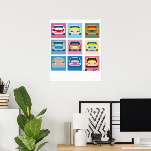 Pop Art Classic Mini Poster | Zazzle