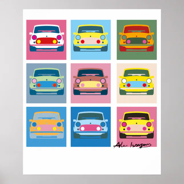 Pop Art Classic Mini Poster | Zazzle