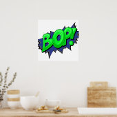 Pop Art Comic Bop! Poster | Zazzle