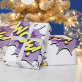 Pop Art Comic Style Wow Wrapping Paper | Zazzle