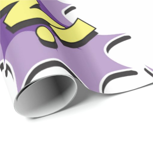 Pop Art Comic Style Wow Wrapping Paper | Zazzle