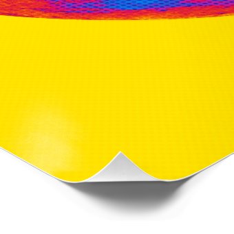 Pop Art Full Moon Poster | Zazzle
