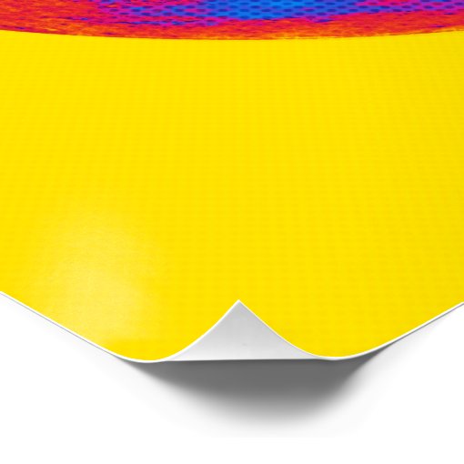 Pop Art Full Moon Poster | Zazzle