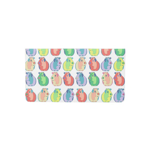 Pop Art Guinea Pig Pattern Checkbook Cover | Zazzle
