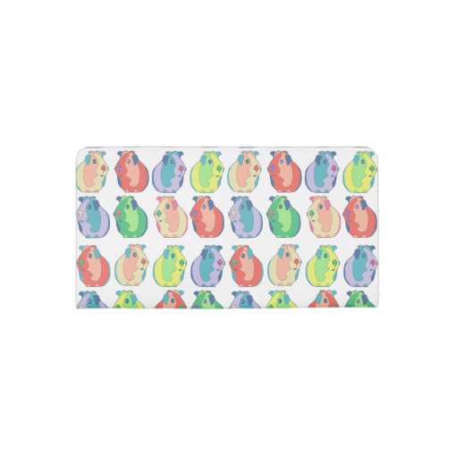Pop Art Guinea Pig Pattern Checkbook Cover | Zazzle