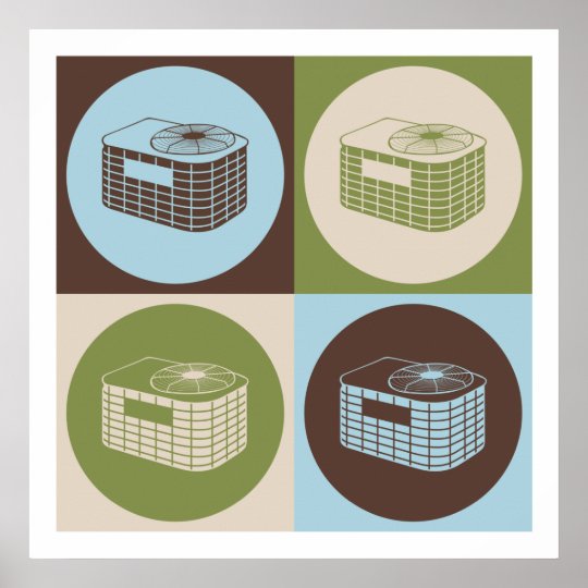 Pop Art HVAC Poster | Zazzle.com