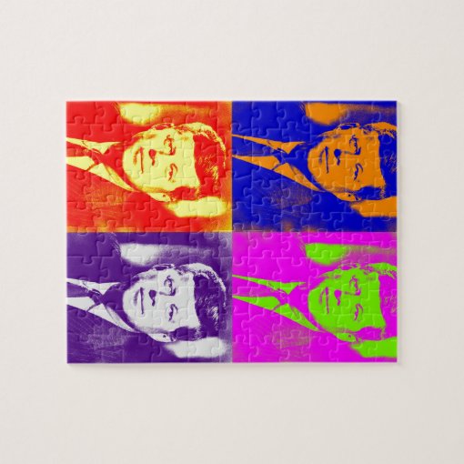 Pop Art JFK John F. Kennedy Jigsaw Puzzle | Zazzle