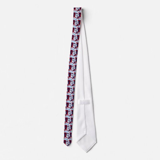Pop Art JFK John F. Kennedy Red Blue Neck Tie | Zazzle