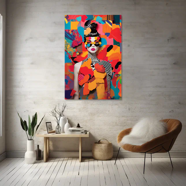Pop Art Photo Collage Poster | Zazzle