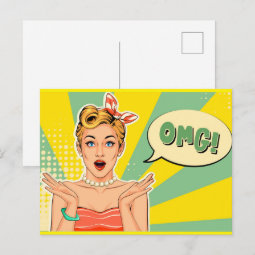Pop-Art Postcard | Zazzle