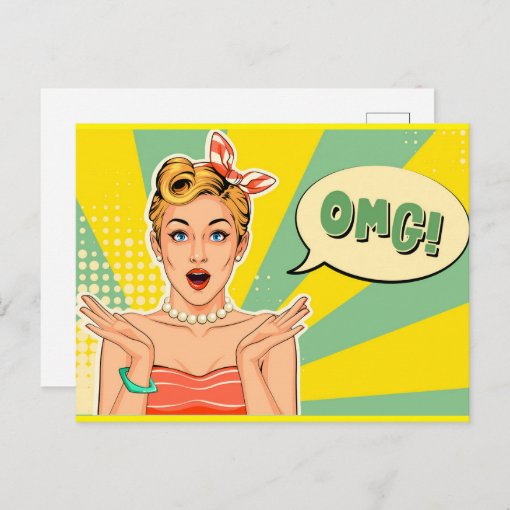 Pop-Art Postcard | Zazzle