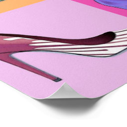 Pop Art Stiletto Pumps / Shoes / High Heels Poster | Zazzle