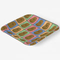 Pop Art Style Potato Paper Plates | Zazzle