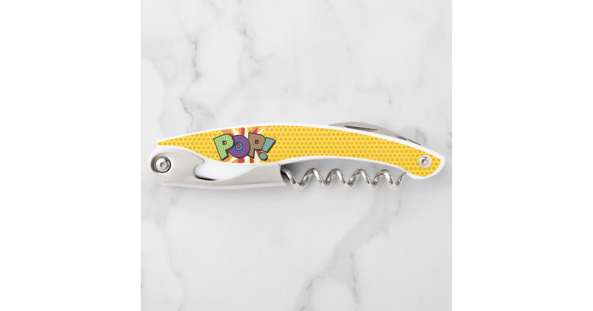 POP Fun Retro Comic Book Pop Art Waiter's Corkscrew | Zazzle