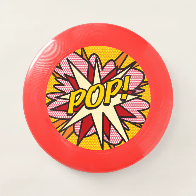 POP Fun Retro Comic Book Pop Art Wham-O Frisbee | Zazzle