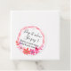 Pop it When She pops pink floral Favor Tags | Zazzle