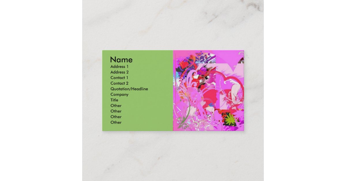 Pop Love Profile Card | Zazzle