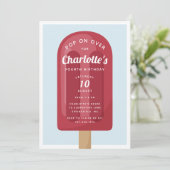 Pop On Over | Popsicle Summer Kids Birthday Party Invitation | Zazzle