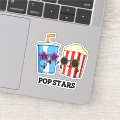 Pop Stars Funny Snack Pun Sticker | Zazzle