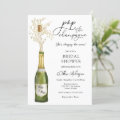 Pop the Champagne Bridal Shower Invitation | Zazzle