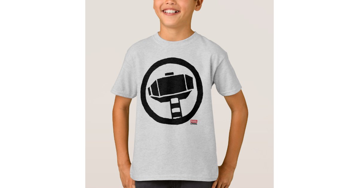 Pop Thor Hammer Icon T-Shirt | Zazzle