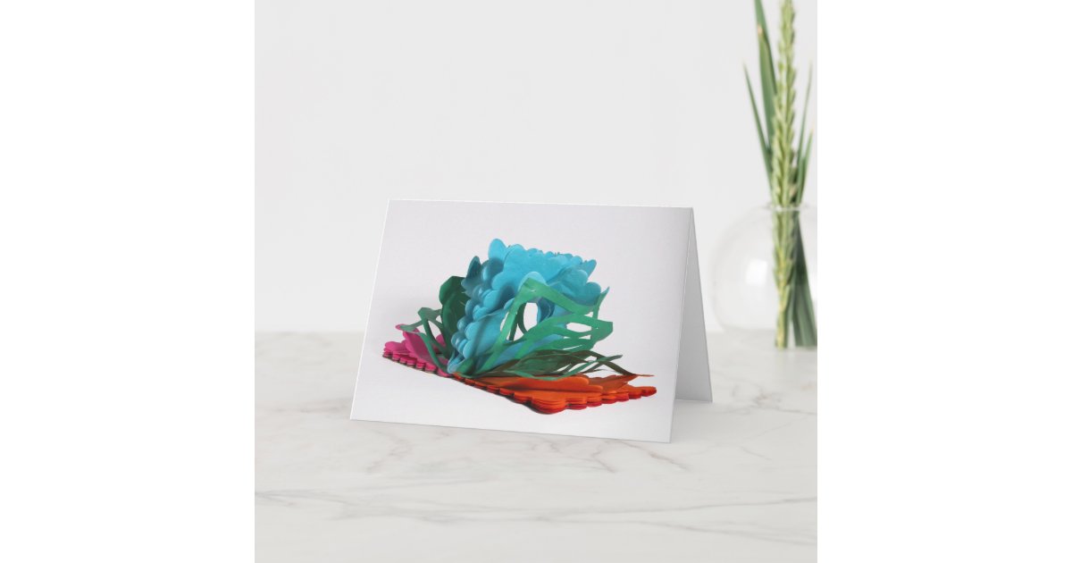 Pop Up Tissue Paper Birthday Card | Zazzle