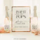 Pop When She Pops Personalized Baby Shower Favor Sparkling Wine Label ...