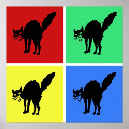 Angry Cat Posters, Angry Cat Prints, Art Prints, & Poster Designs | Zazzle