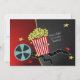 Popcorn and a Movie Sleep over Invitation | Zazzle