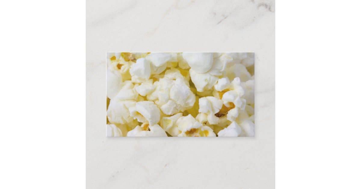 Popcorn Business Card | Zazzle