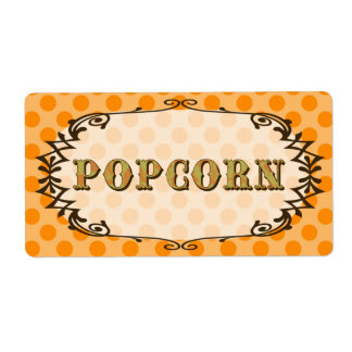Popcorn Shipping, Address, & Return Address Labels | Zazzle