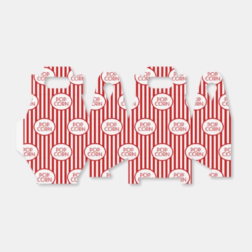 Popcorn word art party fun favor box | Zazzle