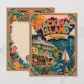 PopCut States Mackinac Island Michigan Paper Art Postcard | Zazzle