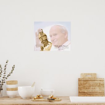 Pope John Paul II Collage Poster | Zazzle