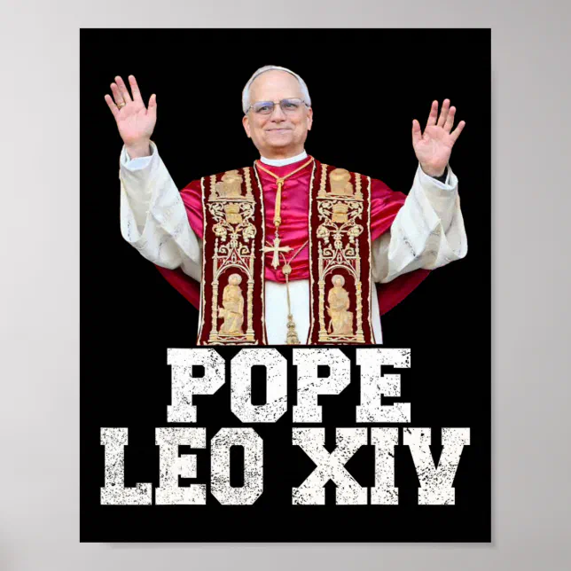 Pope Leo Xiv 1 Poster | Zazzle